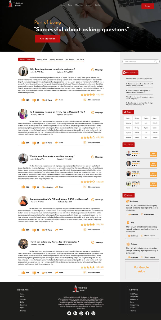 Do Frontend Web Development In Html Css Javascript Bootstrap By