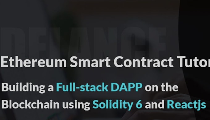 Complete Dapp Solidity React Smart Contracts By Stratos D Fiverr