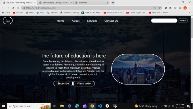 Be Your Front End Website Developer Using Html Css Javascript And