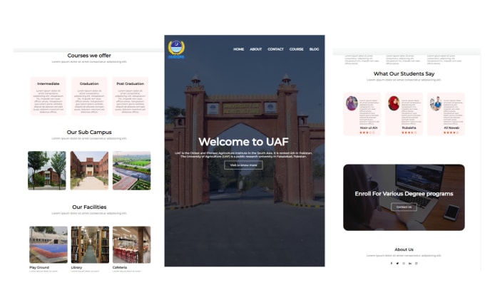 Create Website Using Html Css Javascript Node Js And Mongodb By Qurat