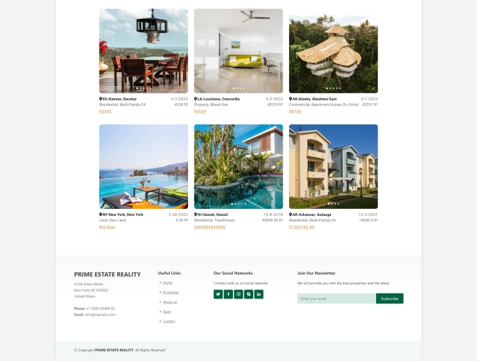 Do Real Estate Website With Admin To Add And Remove Properties Reactjs