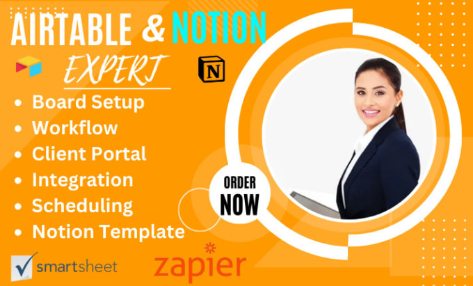 Setup Airtable Database Smartsheet Knack Glide Softr Clio Zapier Notion
