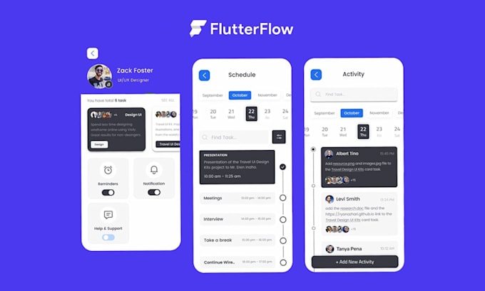 Be Your Flutterflow Pro Custom Flutter App Developer With Visual