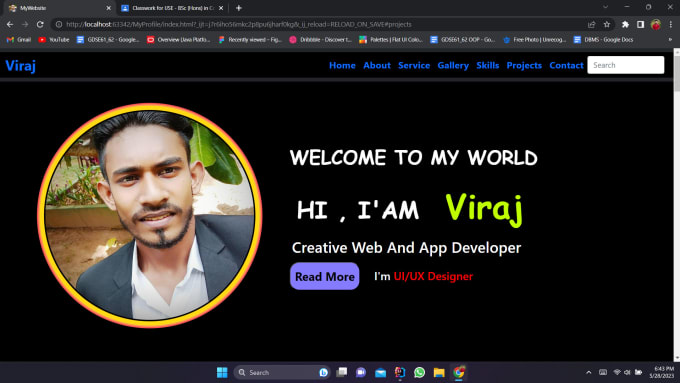 Be Your Front End Web Developer Using Html Css Javascript By