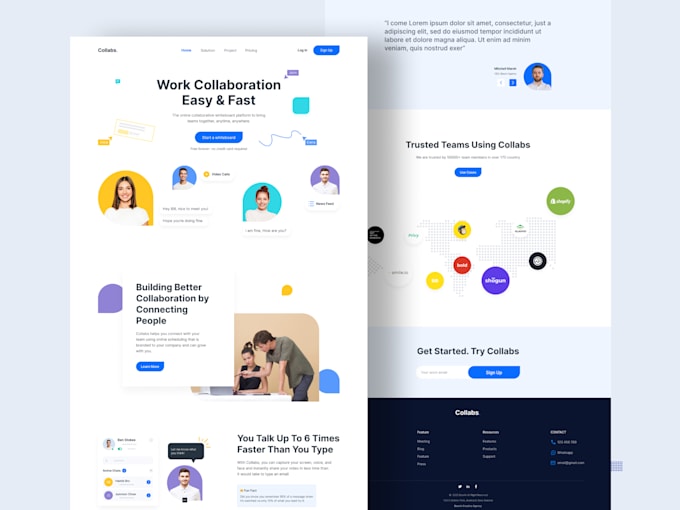 Saas Website Ui Ux Design And Crm Webapp Dashboard Ui Ux Design In