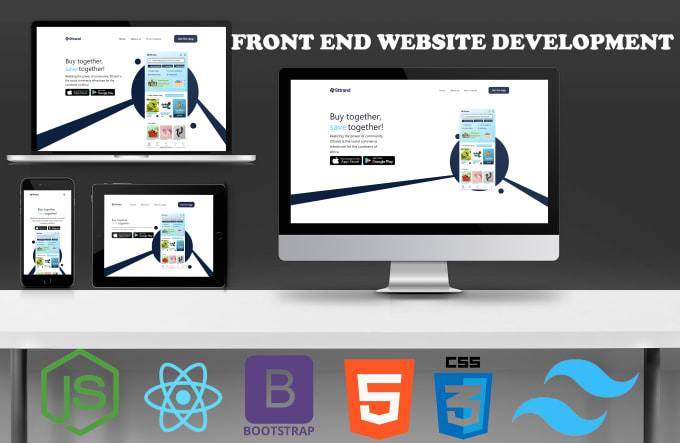 Develop Your Website Frontend Using Reactjs Nextjs Html Css
