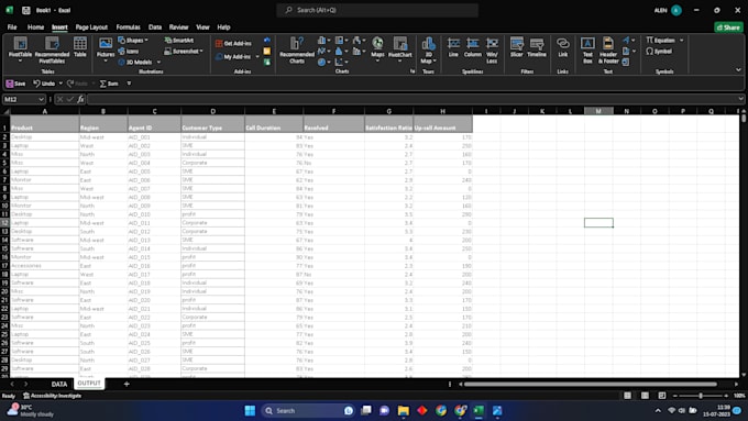 Split Data In Single Excel Cell Into Multiple Columns By Alen T Paul