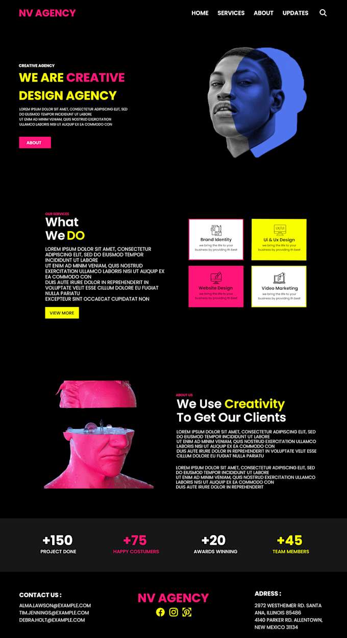 Create Responsive Website Using Html Css Js And Bootstrap By