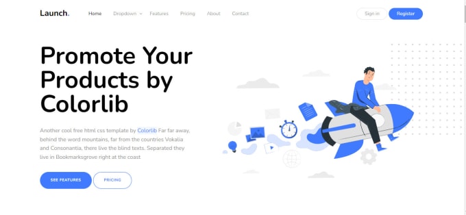 Develop Responsive Website Using Html Css Js Bootstrap By Azeenuddin