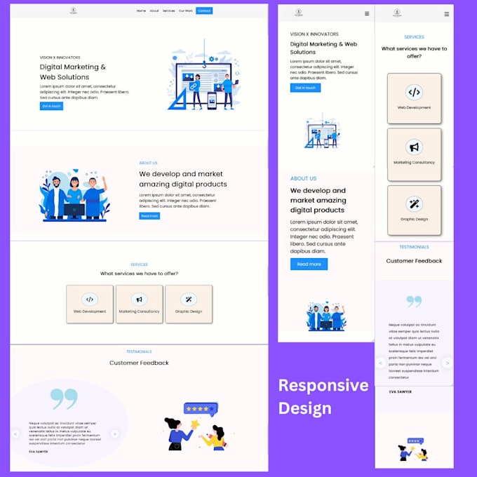 Create And Update Responsive Websites Using Html Css And Javascript