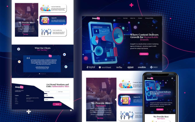 Be Your Front End Developer With Html Css Js React Nextjs By