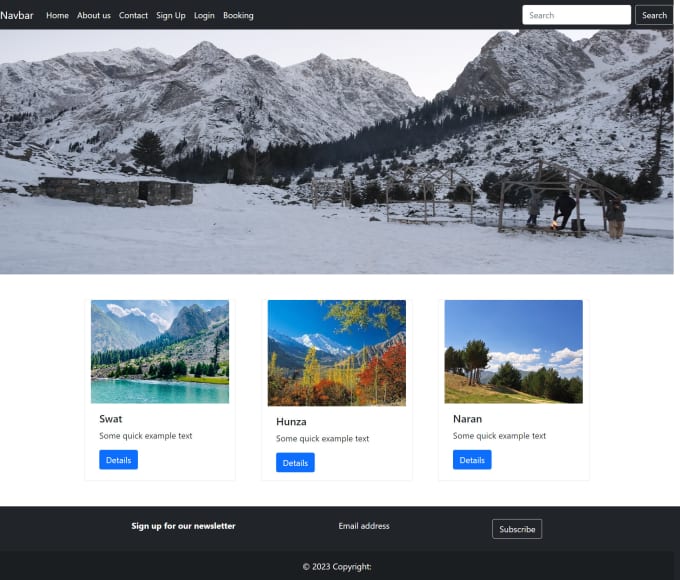 Be Your Front End Web Developer Using Html Css Bootstrap Js By