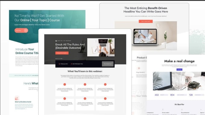 Design And Develop Captivating Html Css Landing Pages By Mihir