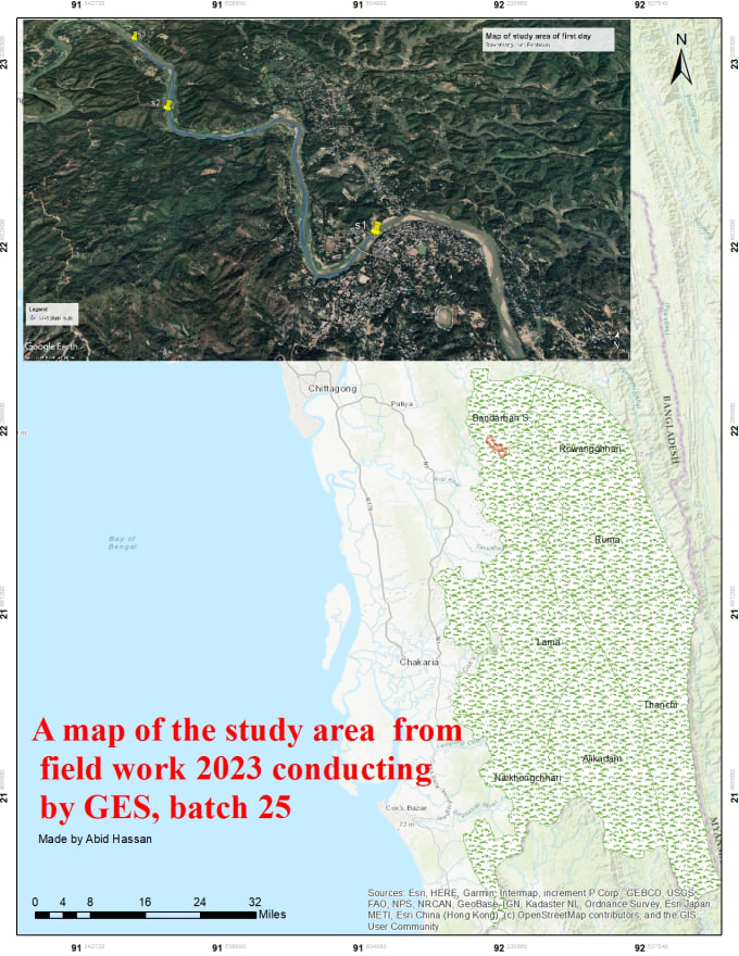 Create Gis Map Do Spatial Analysis Using Arcgis Qgis Google Earth