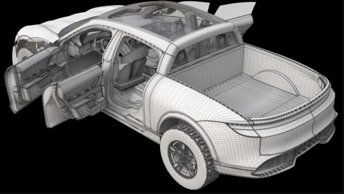 Convert And Modify Any 3d Car Model In Blender Stl File For 3d