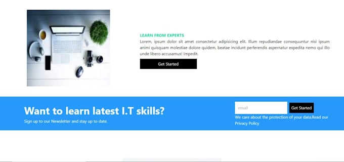 Convert Psd Xd Figma Static Website To Html Css Bootstrap Tailwind Css