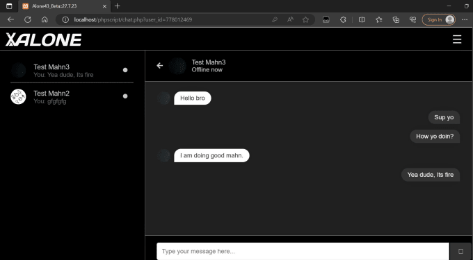 Develop A Chat Application In Html Php Css And Js By Scanz Labs Fiverr