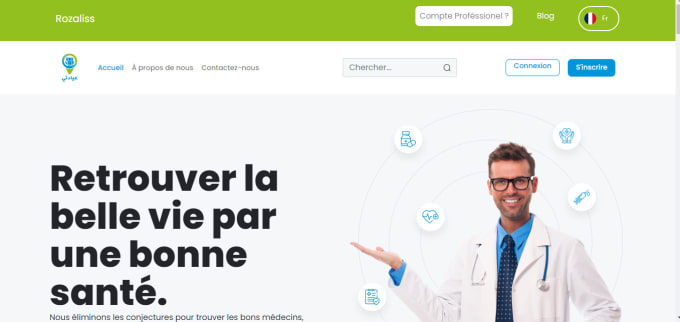 Do Front End Web Development Using Html Css Bootstrap And React Js By