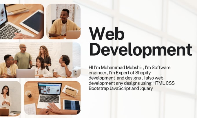 Do Fronted Development In Html Css Javascript Bootstrap Shopify Custom