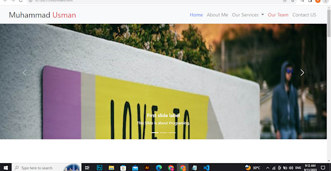 Be Your Frontend Web Developer In Html Css Java Script Bootstrap By