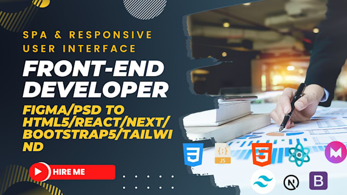 Be Your Front End Developer React Next Html5 Css3 Bootstrap5
