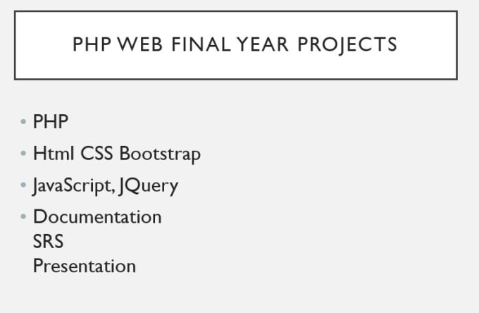 Make Best Php Projects Html Css Javascript And Php Assignments By