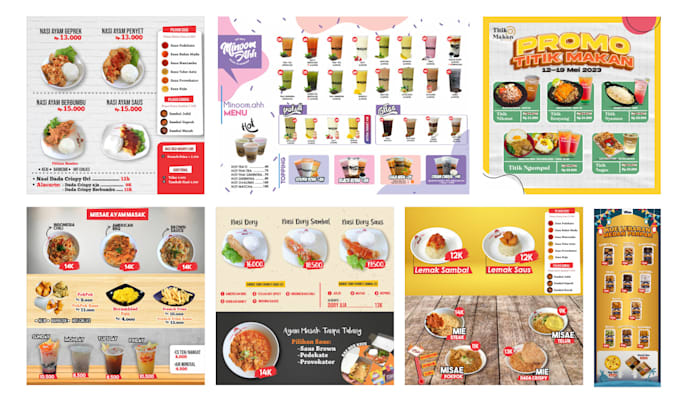 Create Menu Display Designs For Your Restaurants By Firdauszakki Fiverr