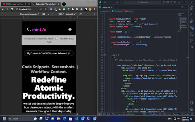 Create Full Stack Website Using Next Js Tailwindcss React Mongodb By
