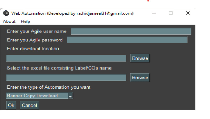 Create Web Automation Tool Using Python Selenium Tkinter And