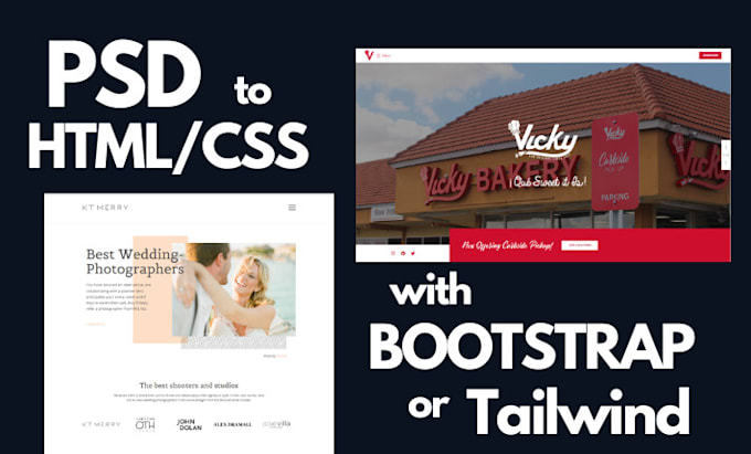 Do A Professional Psd To Html Css Conversion With Bootstrap By