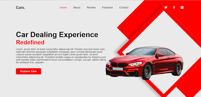 Be Your Front End Developer Using Html Css Javascript React By
