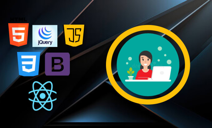 Be Your Front End Web Developer Html Css Bootstrap Js And React Js By