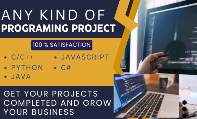 Do C Cpp Java Python Javascript C Sharp Projects Or Tasks With Great