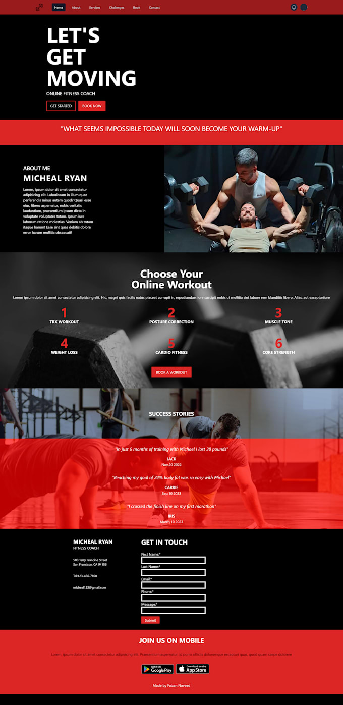 Be Your Front End Web Developer Using Html Css Javascript React Js