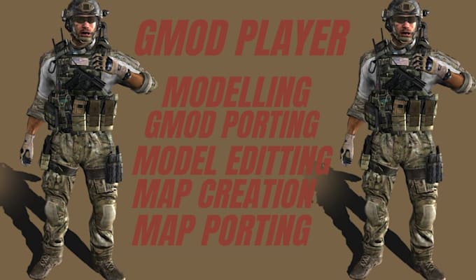 Port 3d Gmod Player Model Gmod Character Vrchat Sfm And Gmod Map
