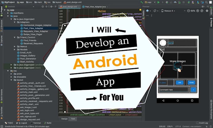 Develop And Design Professional Android App In Android Studio By Engr