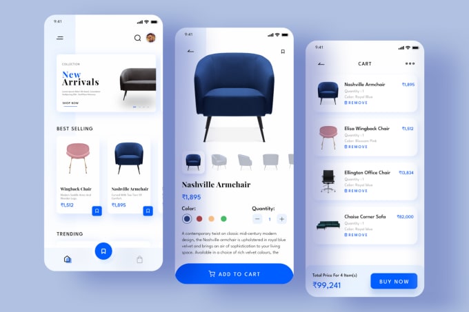 Design Amazing Ui Ux For Mobile And Web App User Interface By