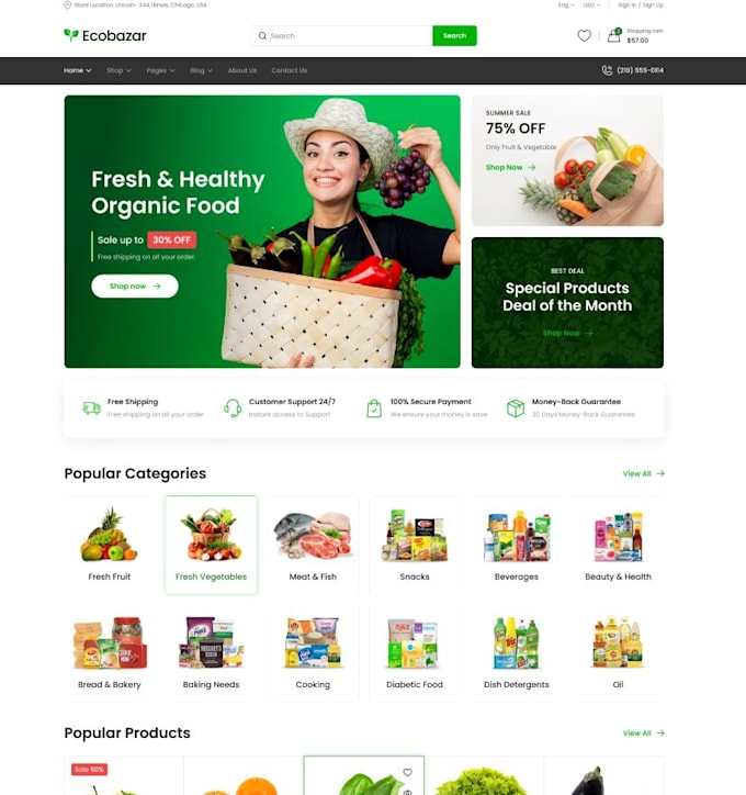 Develop A Responsive React Landing Page With Tailwindcss By Sunnysakib