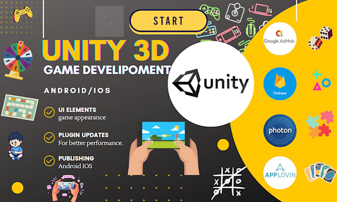 Develop Reskin Unity Games 2d 3d With Multiplayer Features By
