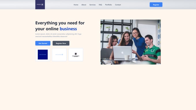Create Css Tailwind Bootstrap Javascript React Js Node Js Projects By