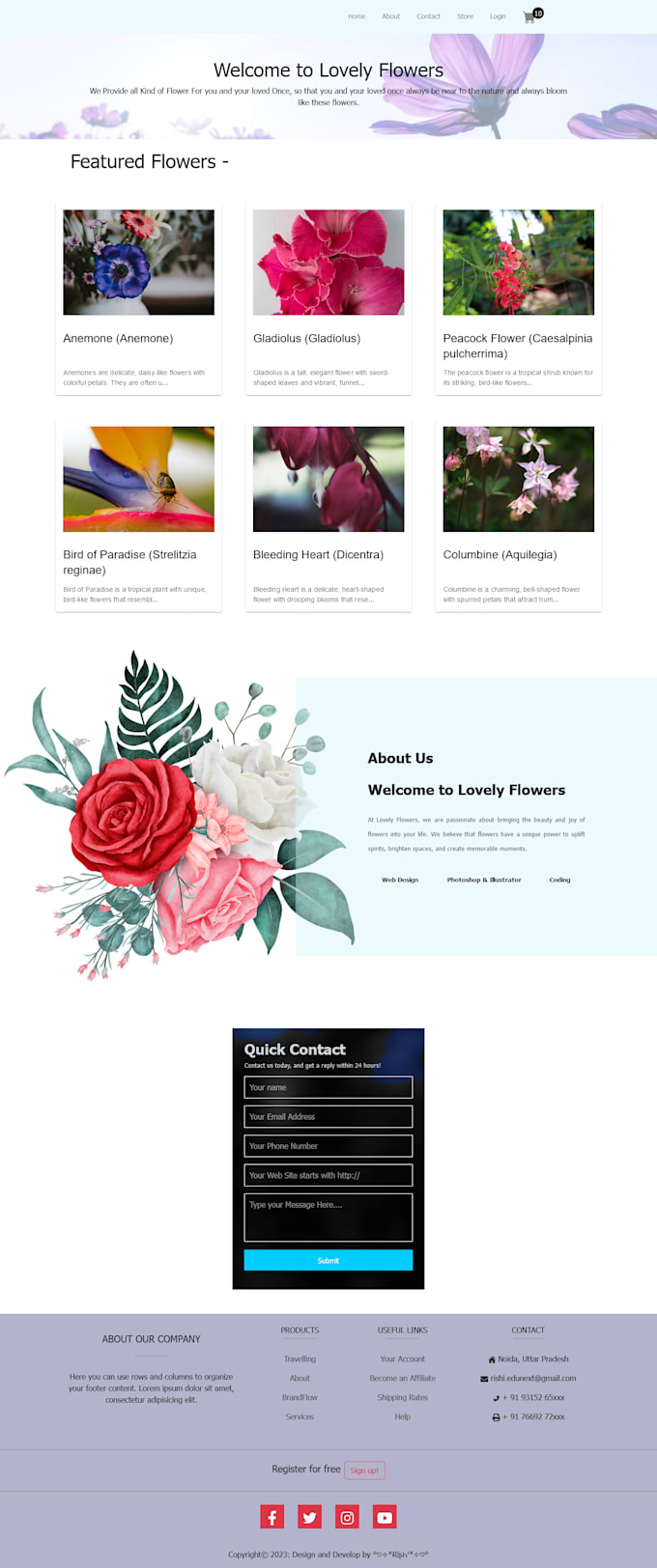 Develop Website Using React Js Html Css And Javascript By