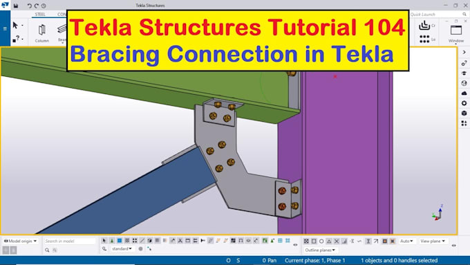 Provide Steel Detailing Services Abm Pdf Ifc Nc Dxf In Tekla Software
