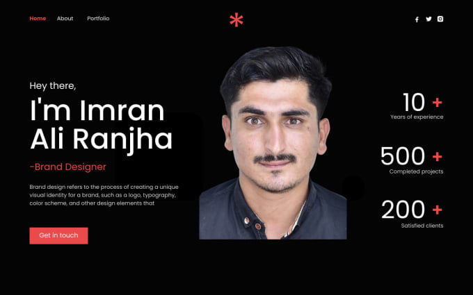 Your Front End Web Developer I Use Html Css Bootstrap React Js And