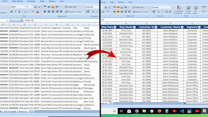 Clean Your Excel Spreadsheet Columns And Row Data By Viewer Web Fiverr