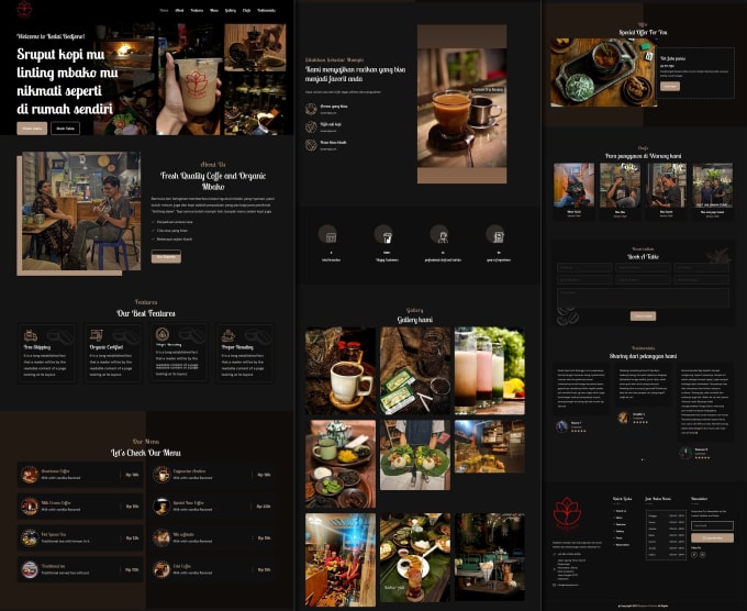 Create Unique Eyecatching Bussiness Portofolio Website By Kristian7adi