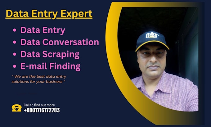 Do Data Entry Data Conversation Data Scraping By Nazmulhasankhan Fiverr