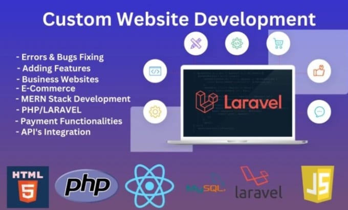 Be Your Backend Developer In Php Laravel Node Python Or Bug Fixer By