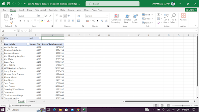 Do Excel And Google Sheets Dashboard Data Analysis Pivot Chart By