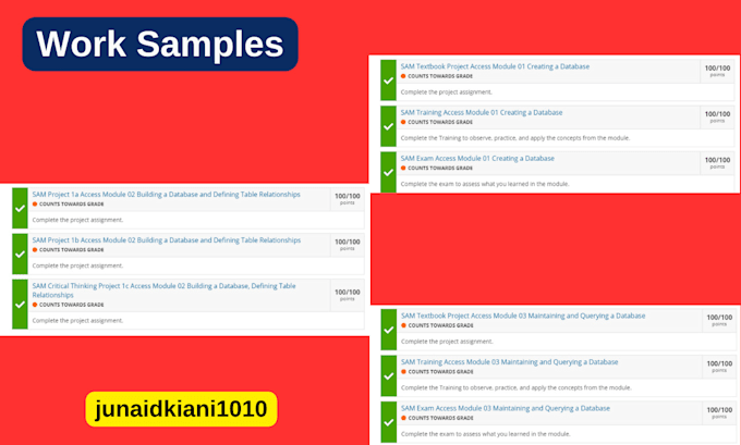 Design Access Database Applications And Cengage Projects By