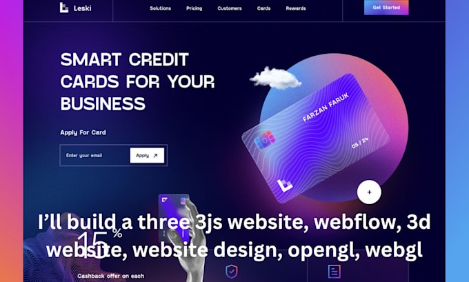 Build A Three 3js Website Webflow 3d Website Website Design Opengl